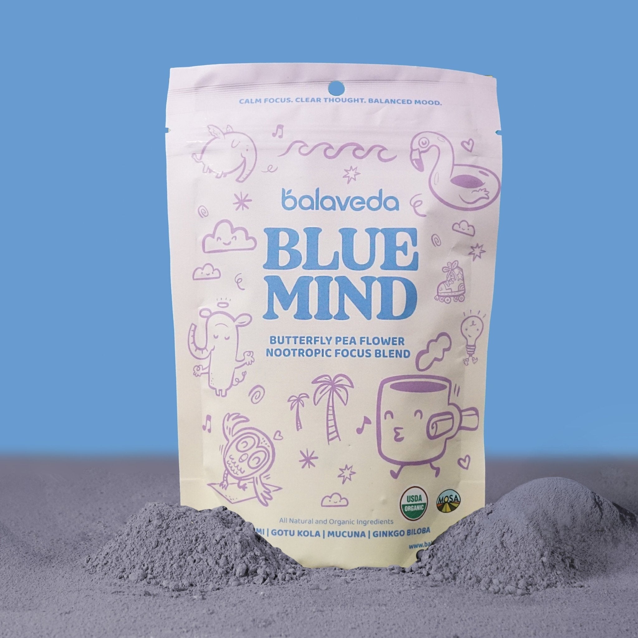 Blue Mind Adaptogenic Nootropic Powder | balaveda Blog